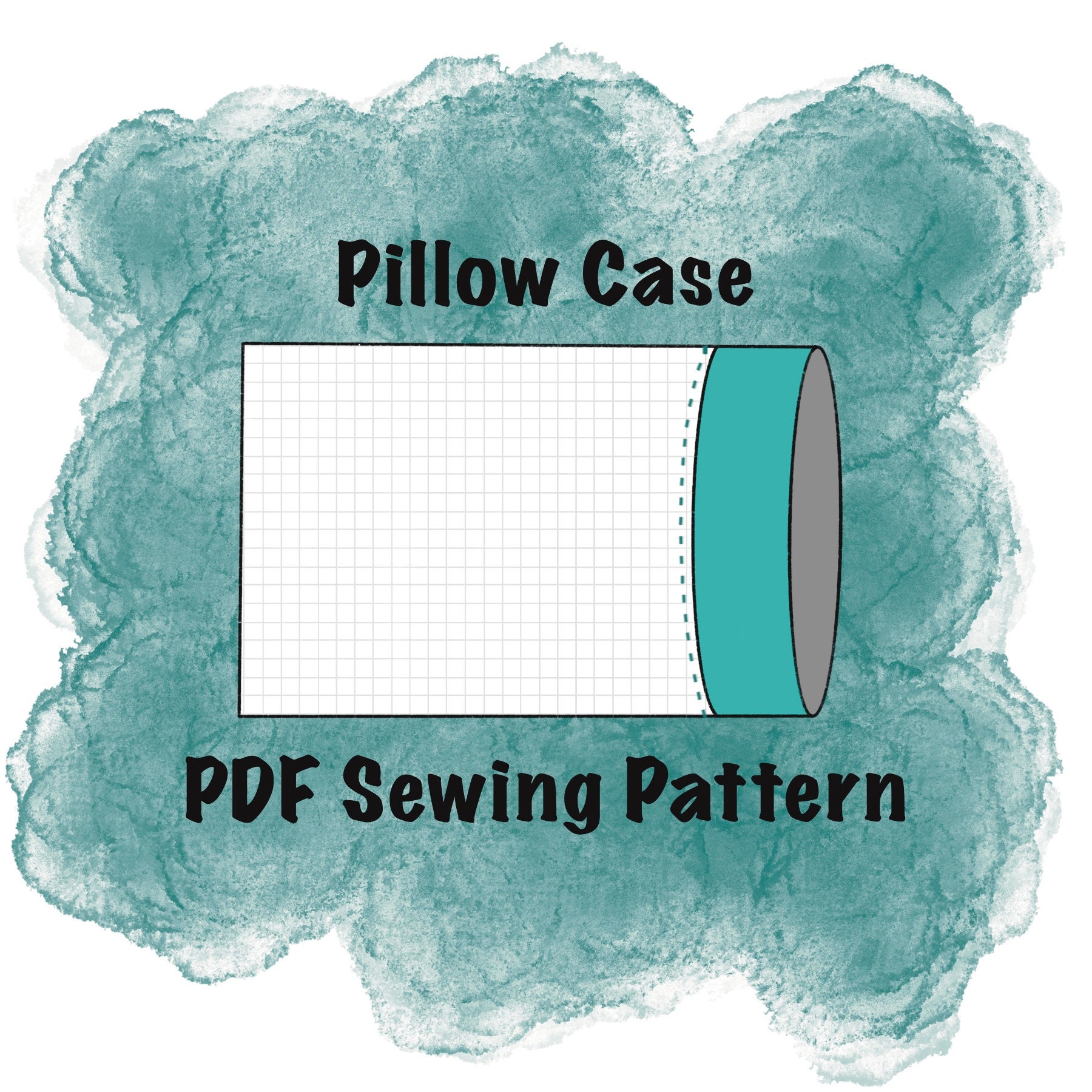Pillow Case - PDF Sewing Pattern - Beginner Sewing Project - Digital ...