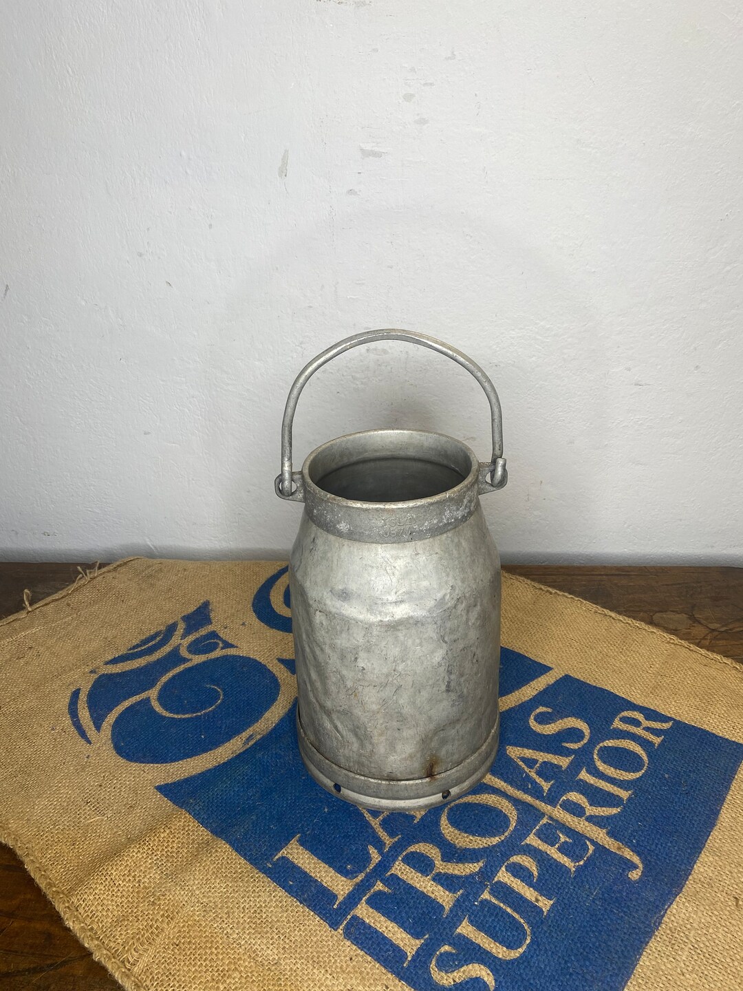 Milk Can, Old Milk Can, Large Milk Can, Aluminum Milk Can, Valentine's ...