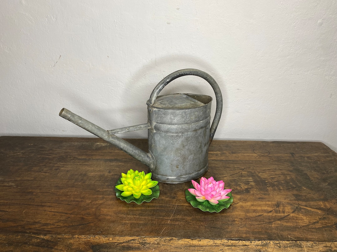 Zinc Watering Can, Old Watering Can, Zinc Watering Can, Antique ...