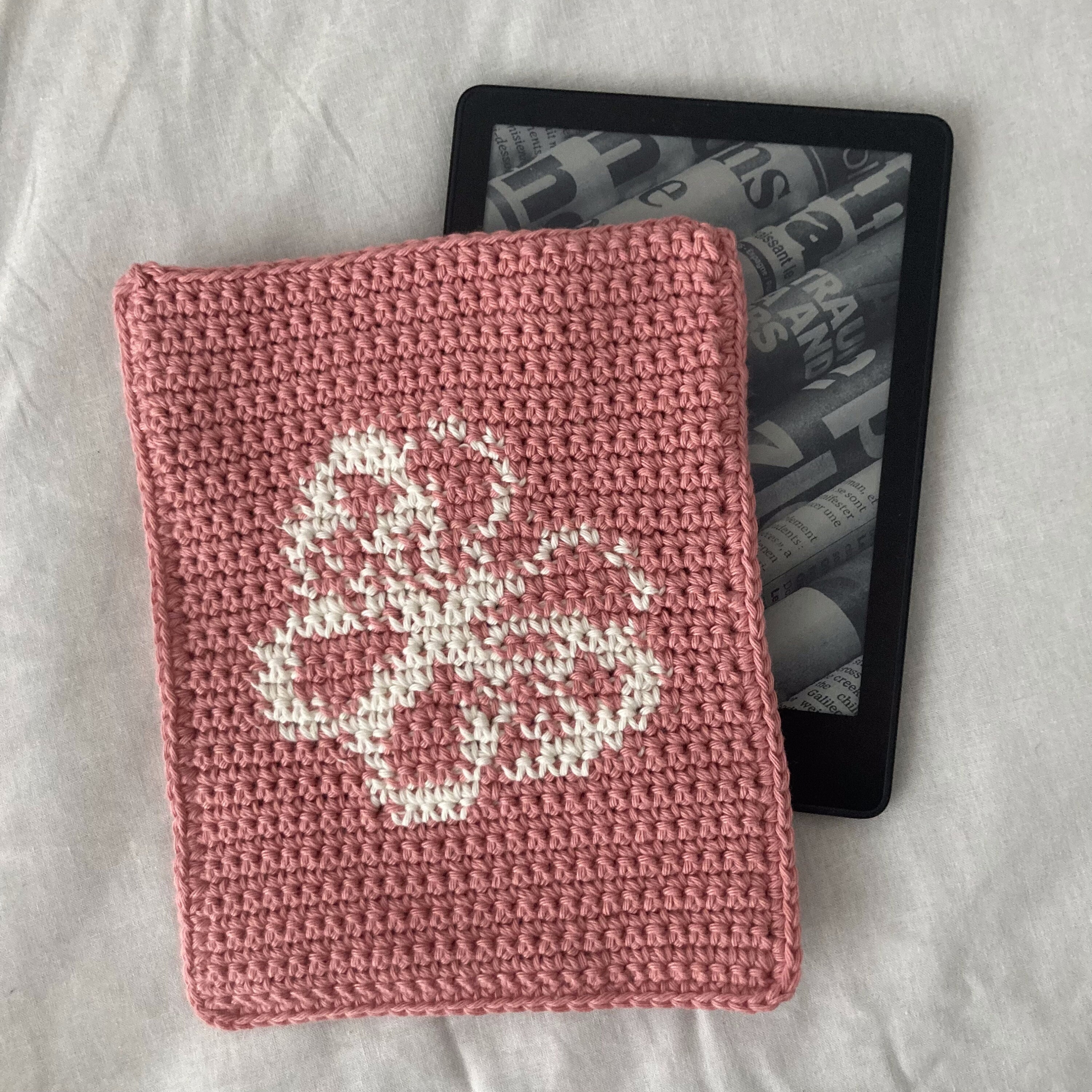 Pink Butterfly Crochet Kindle/ereader Cover - Etsy
