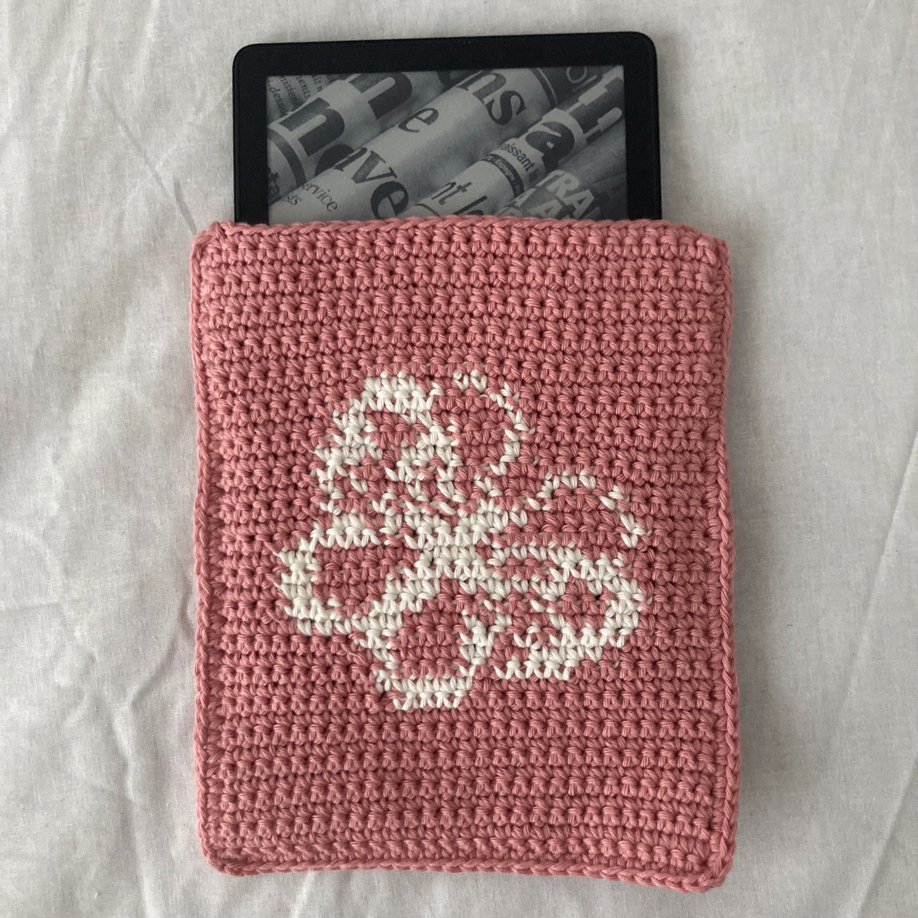 Pink Butterfly Crochet Kindle/ereader Cover - Etsy