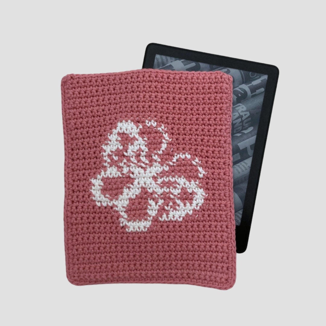 Pink Butterfly Crochet Kindle/ereader Cover - Etsy