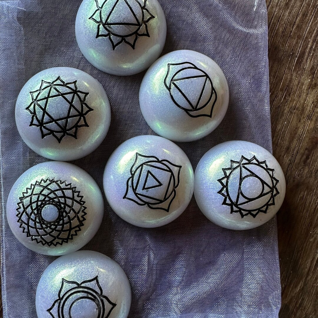Customizable Resin Chakra Stones - Etsy