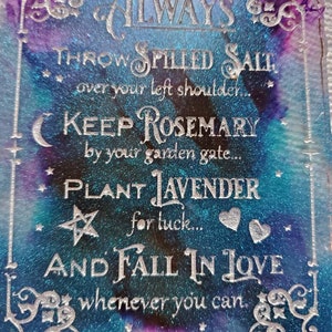Customizable Practical Magic Sign- Resin - Etsy