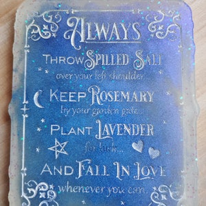 Customizable Practical Magic Sign- Resin - Etsy