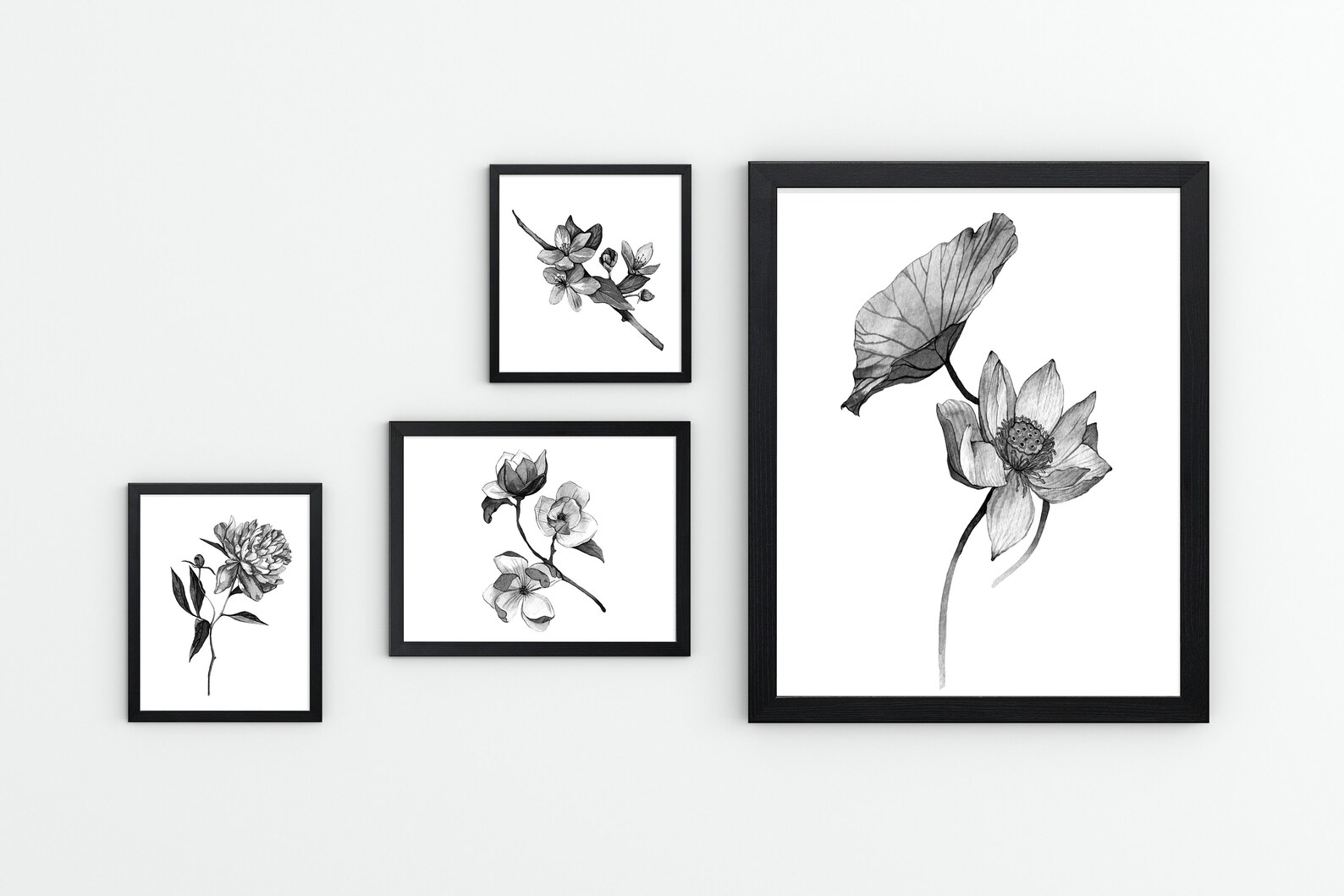 A1 A2 A3 A4 A5 A6 Black Picture Frames Handmade Photo Frames - Etsy