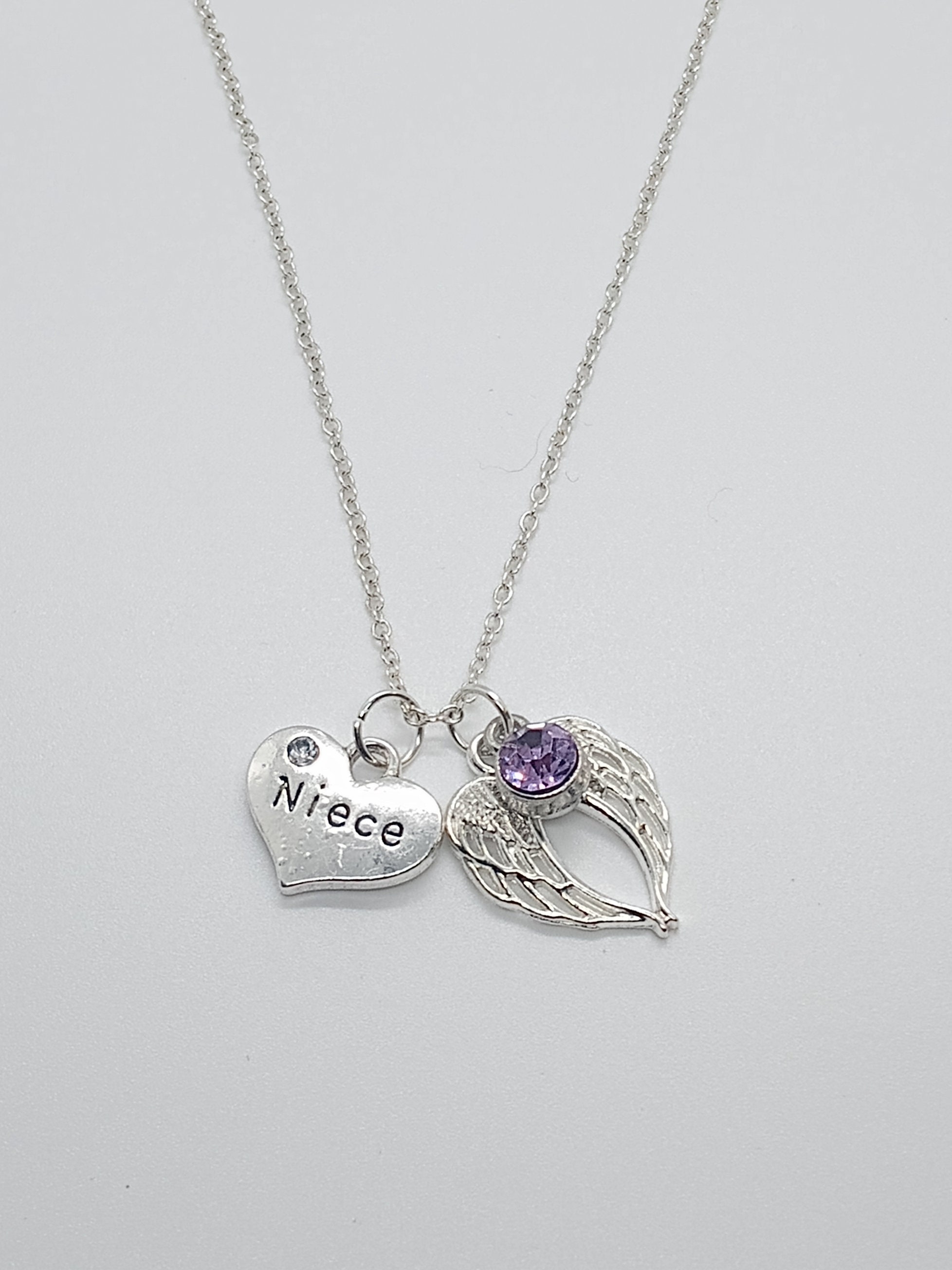Memorial Necklace for Loss of Niece - Funeral Sympathy Grief Cremation ...