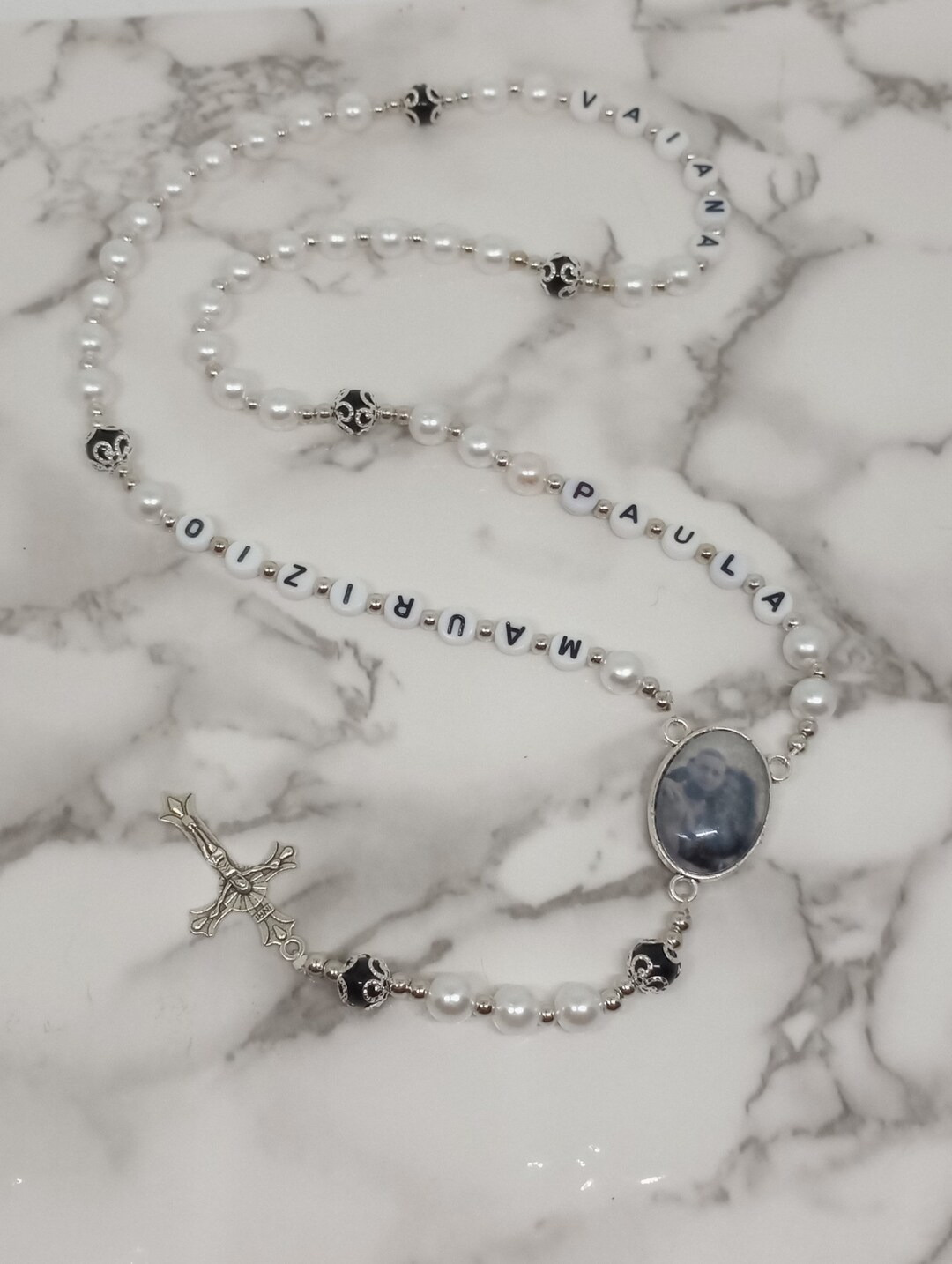 Rosary Personalized With Custom Picture Photo and Name * Baptism ...