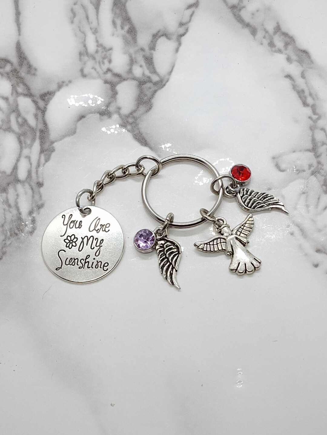 You Are My Sunshine Memorial Keyring for Loss of Loved One - Etsy