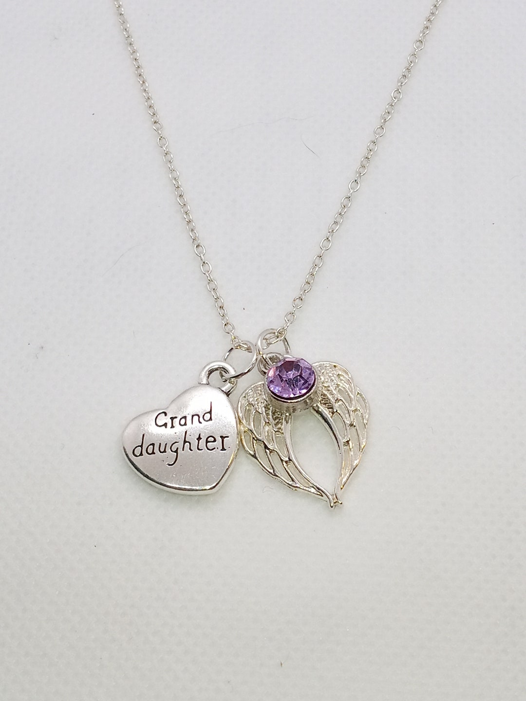 Memorial Necklace for Loss of Granddaughter - Funeral Sympathy Grief ...