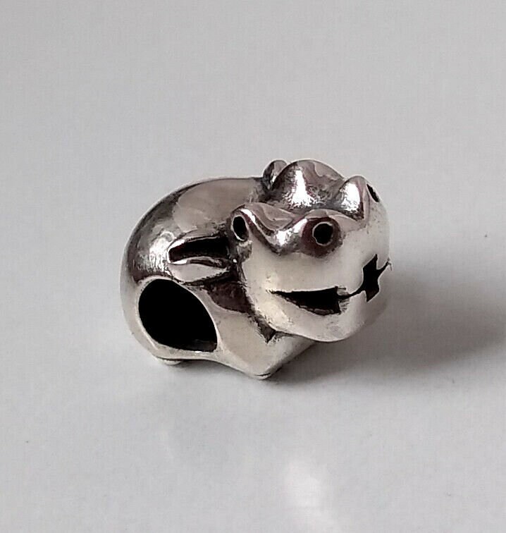 Happy Hippo / Hippopotamus Bead Charm. Hole: 4mm. Solid 925 - Etsy UK
