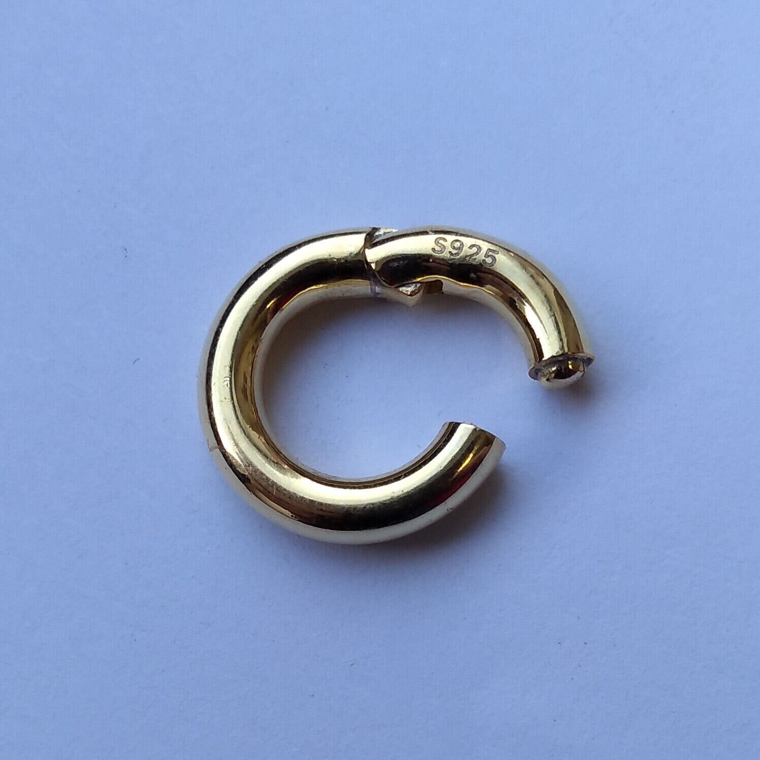 Circle Hinged Clasp- Gate Ring-connector- Gold/rose Gold Plated ...