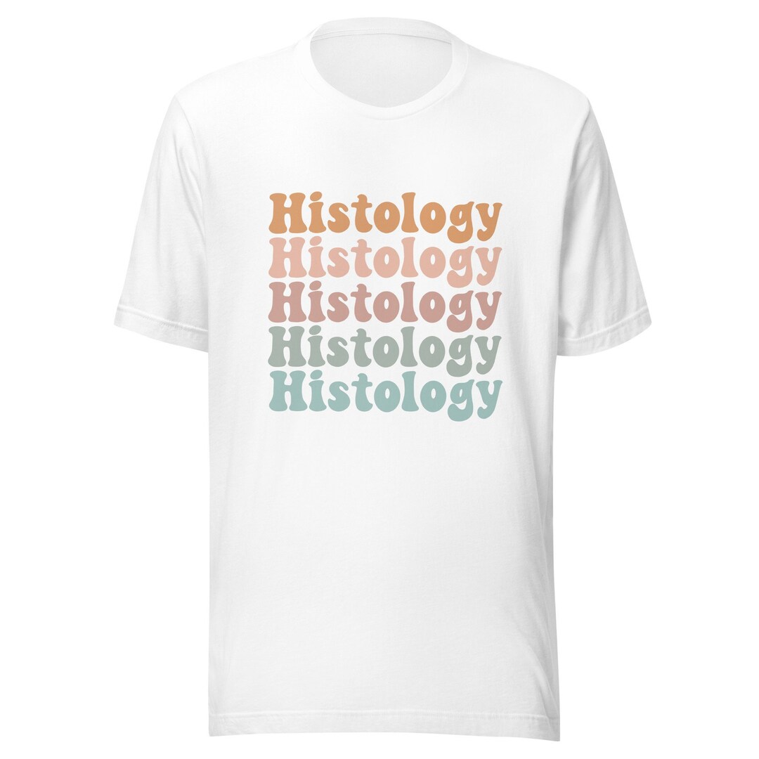 Histology T-shirt, Pastel Rainbow Histology Shirt for Men and Women ...