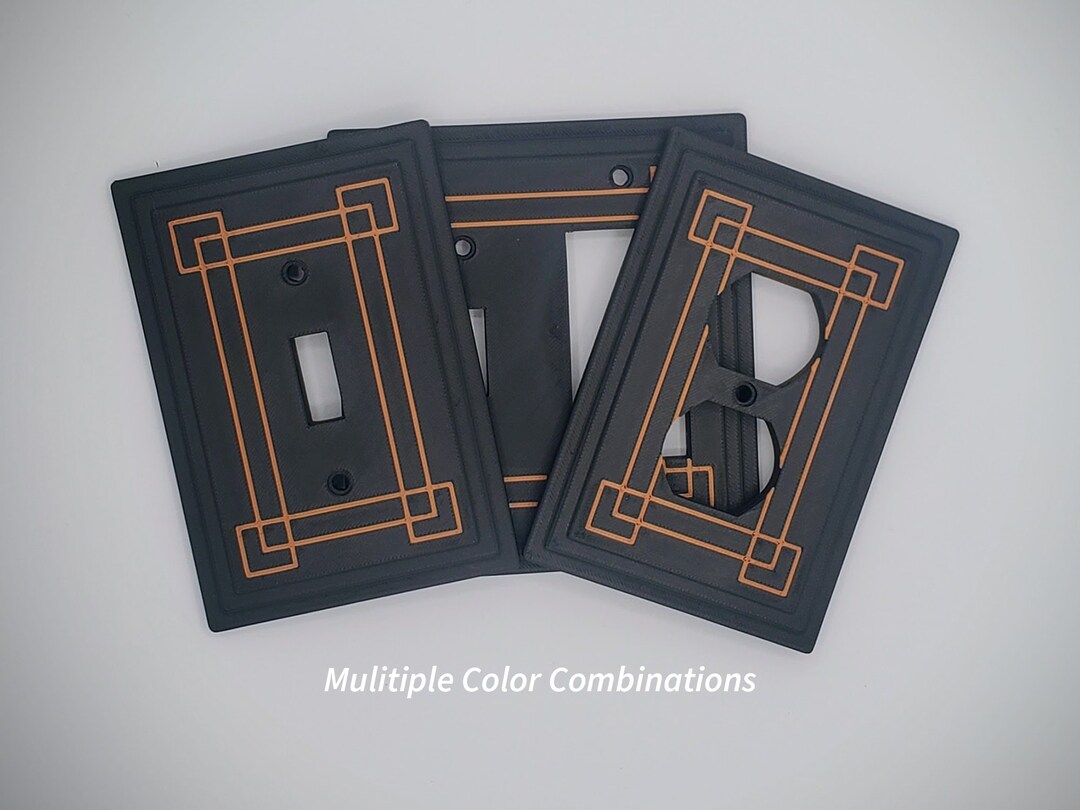 Art Deco Light Switch Cover and Switch Plate Cover - Etsy