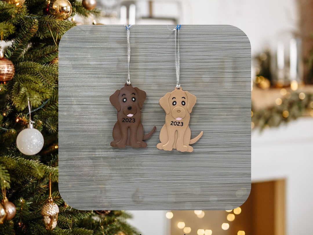 Labrador Christmas Ornament, Lab 2023 Ornament, Dogs First Christmas ...