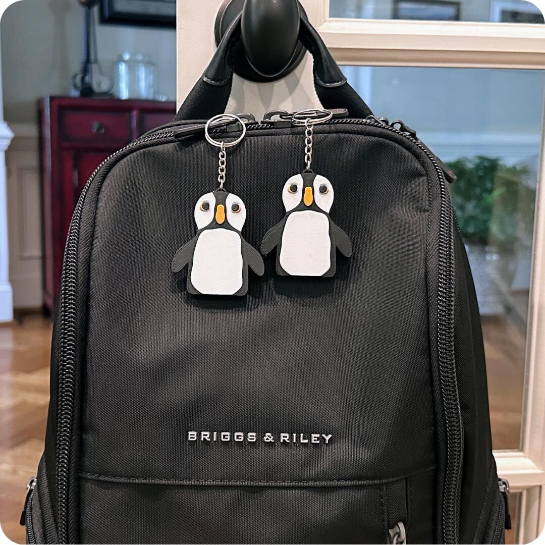 Puffin Backpack Charm, Back to School Keychain for Kids - Etsy
