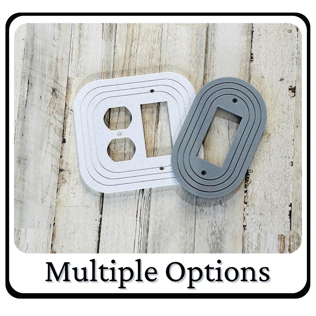 Mid-century Modern Rocker Switch Plate Cover – Retro Boho Wall Decor - Etsy