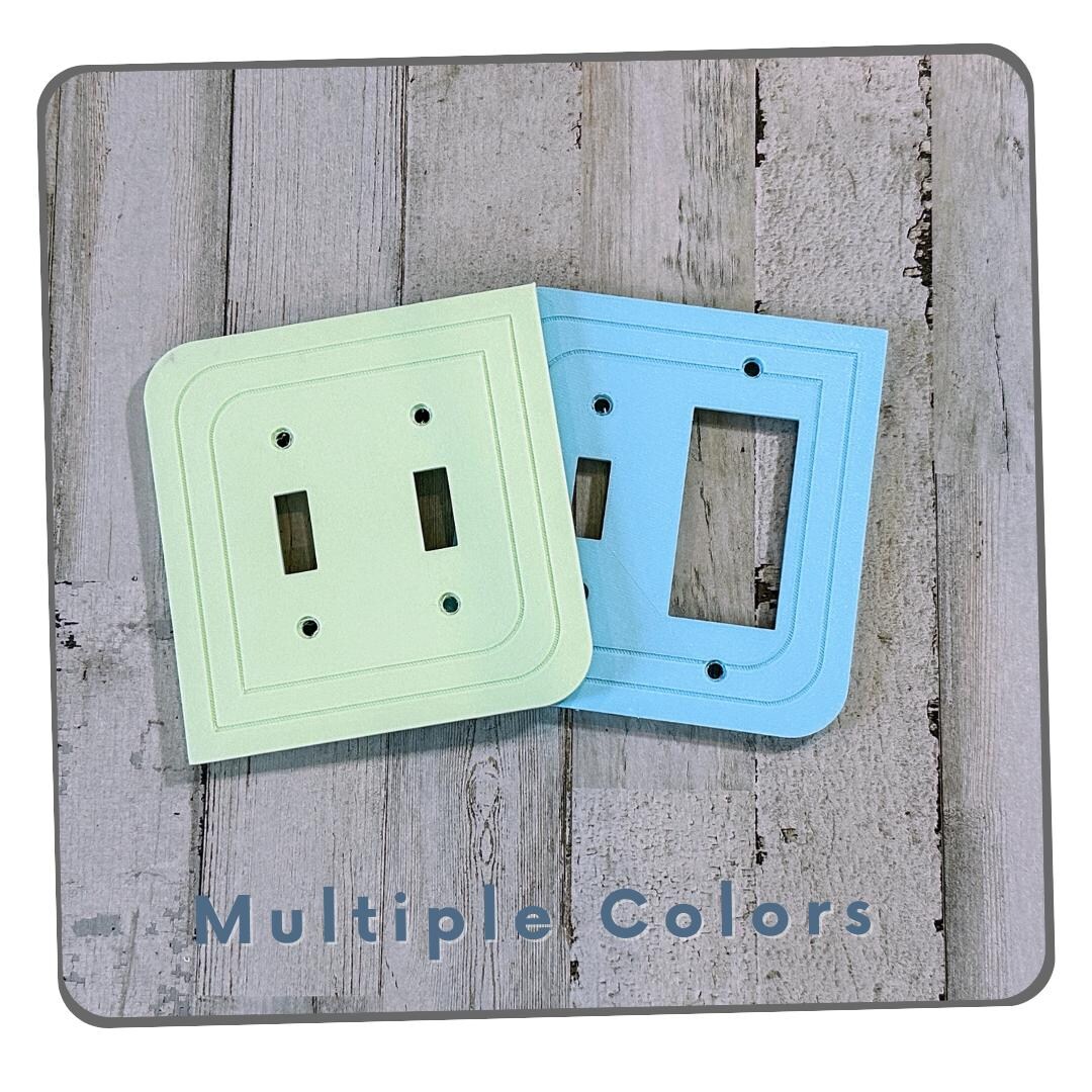 Retro-inspired Rounded Square Switch Plate Cover – A Stylish Upgrade ...