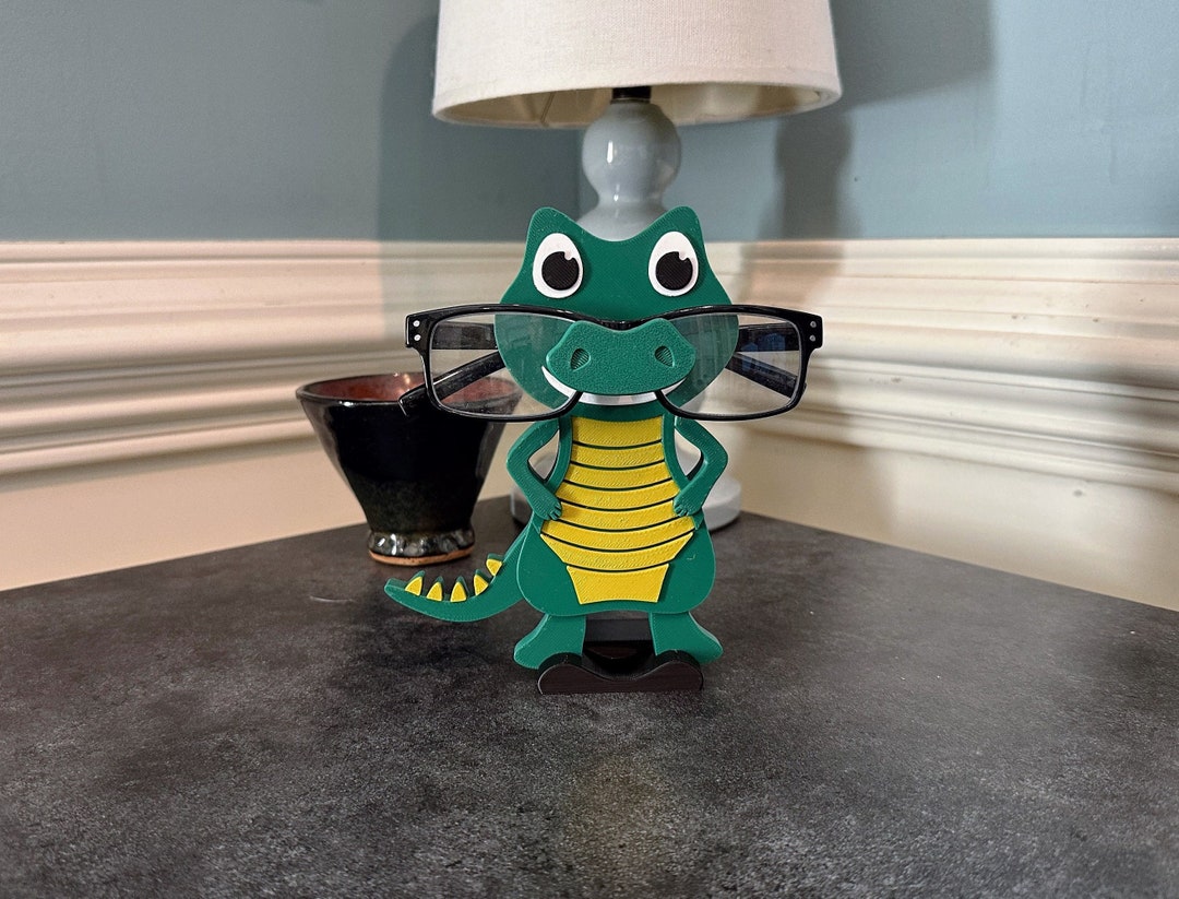 Gator Eyeglasses Holder, Alligator Glasses Stand, Amazing Gift Idea - Etsy