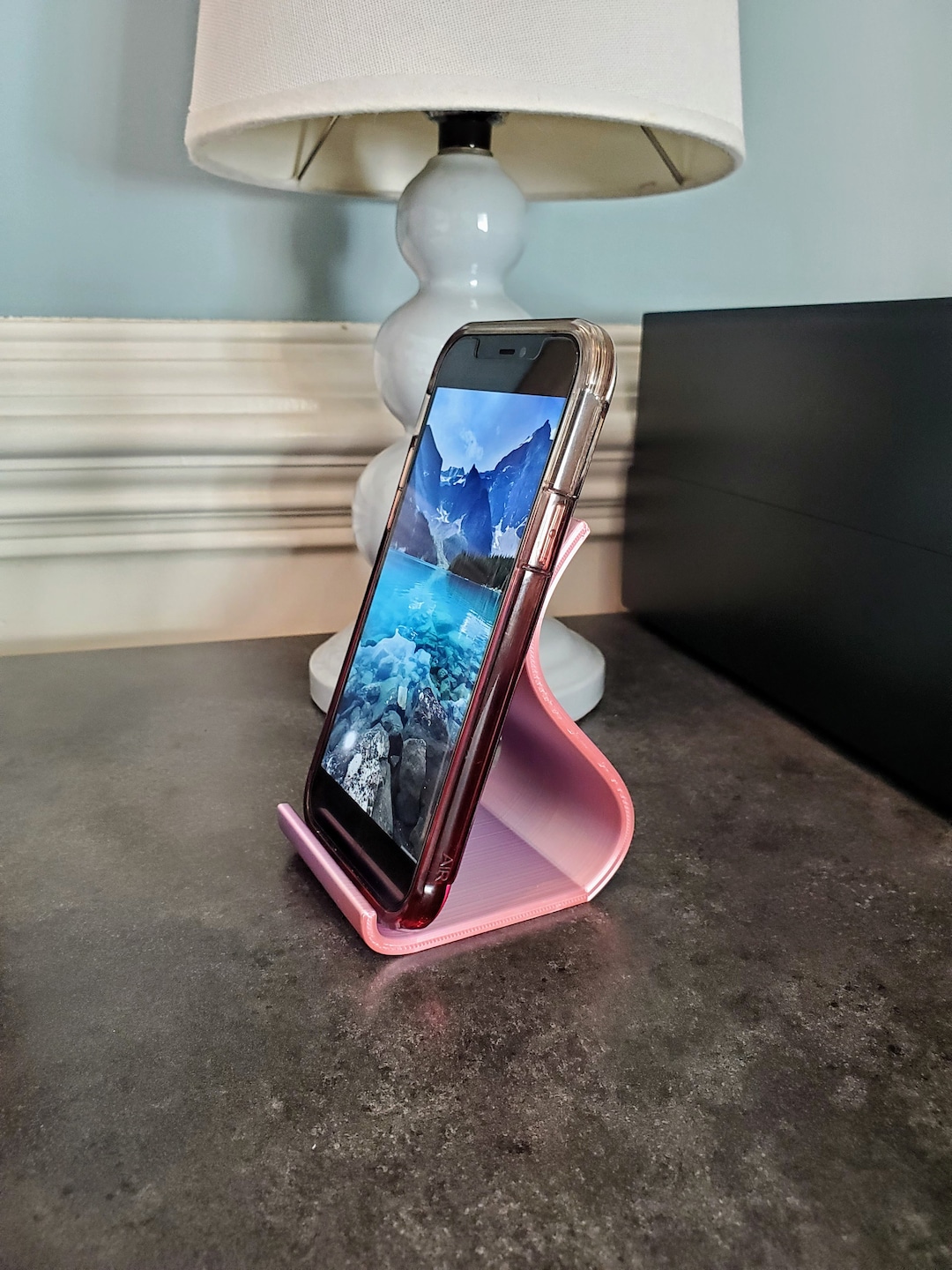 Modern and Minimal iPhone Stand, Desk Organizer, Original Gift Idea - Etsy