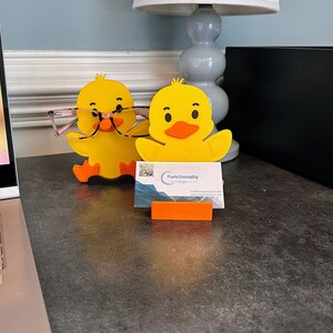 Duck Business Card Holder, Duck Business Card Stand and Office Gift ...