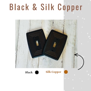 Mid Century Modern Outlet Cover Retro Pattern Rocker Switch Plate Cover ...