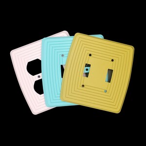 Stylish Mid-century Modern Switch Plate for Easy DIY Renovation - Etsy