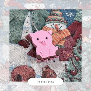 Pig 2025 Christmas Ornament Adorable Animal Christmas Ornaments - Etsy