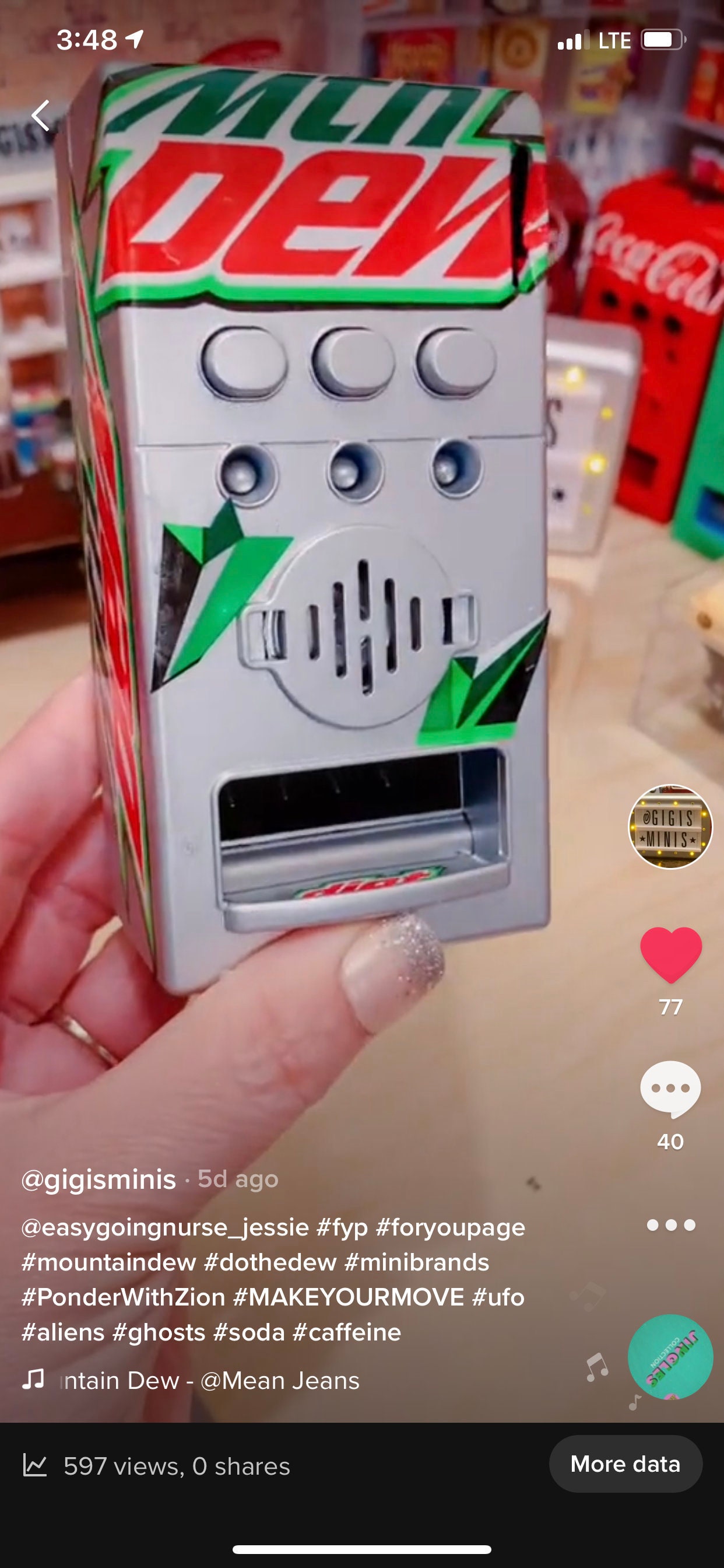 Mountain Dew Vending Machine for sale | Only 2 left at -75%