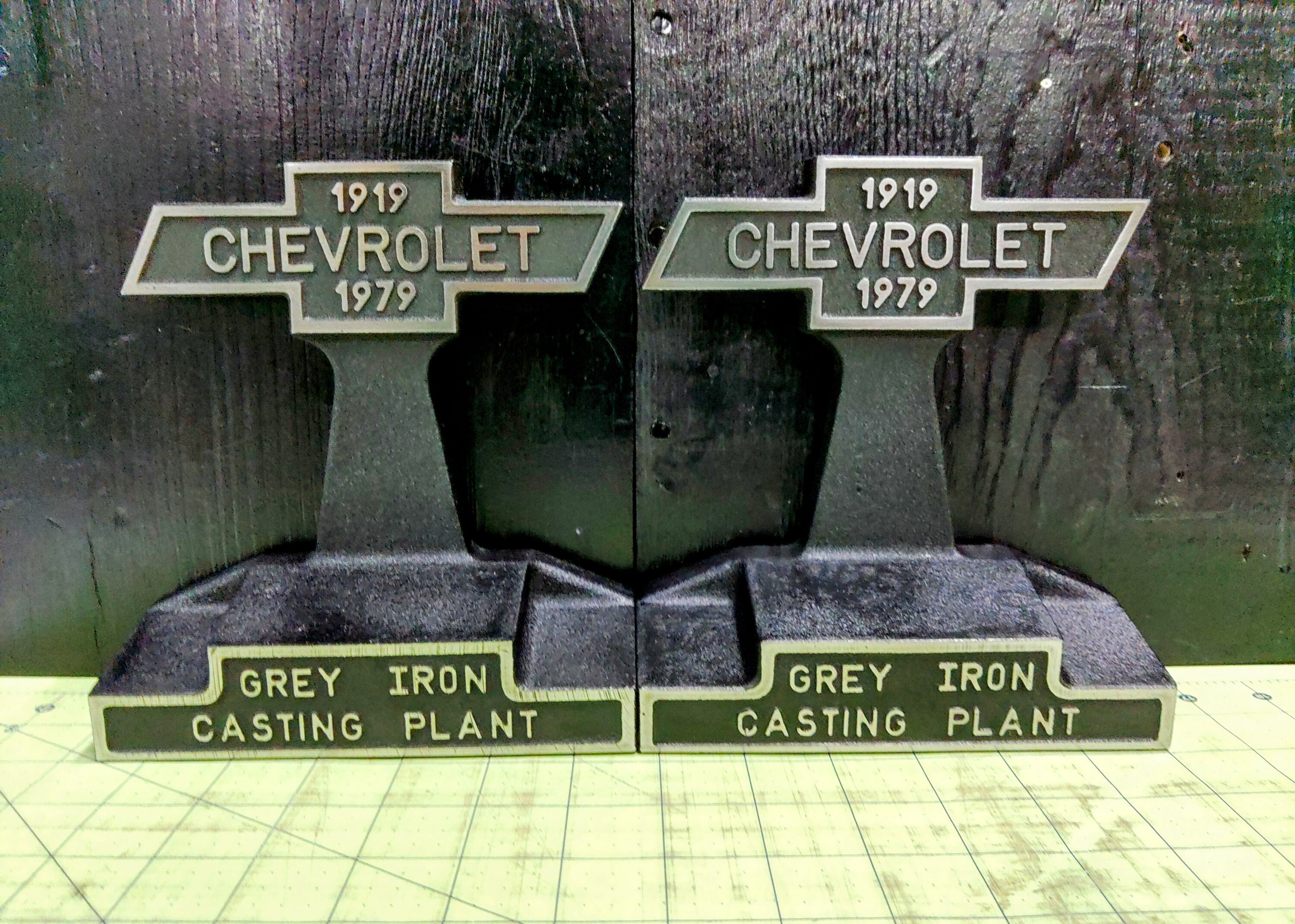 Vintage Chevrolet Collectables & Memorabilia Grey Iron Casting Plant ...