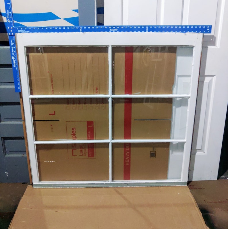 Vintage Wood Windows 4 & 6 Pane Glass Multiple Sizes Repurpose Window ...