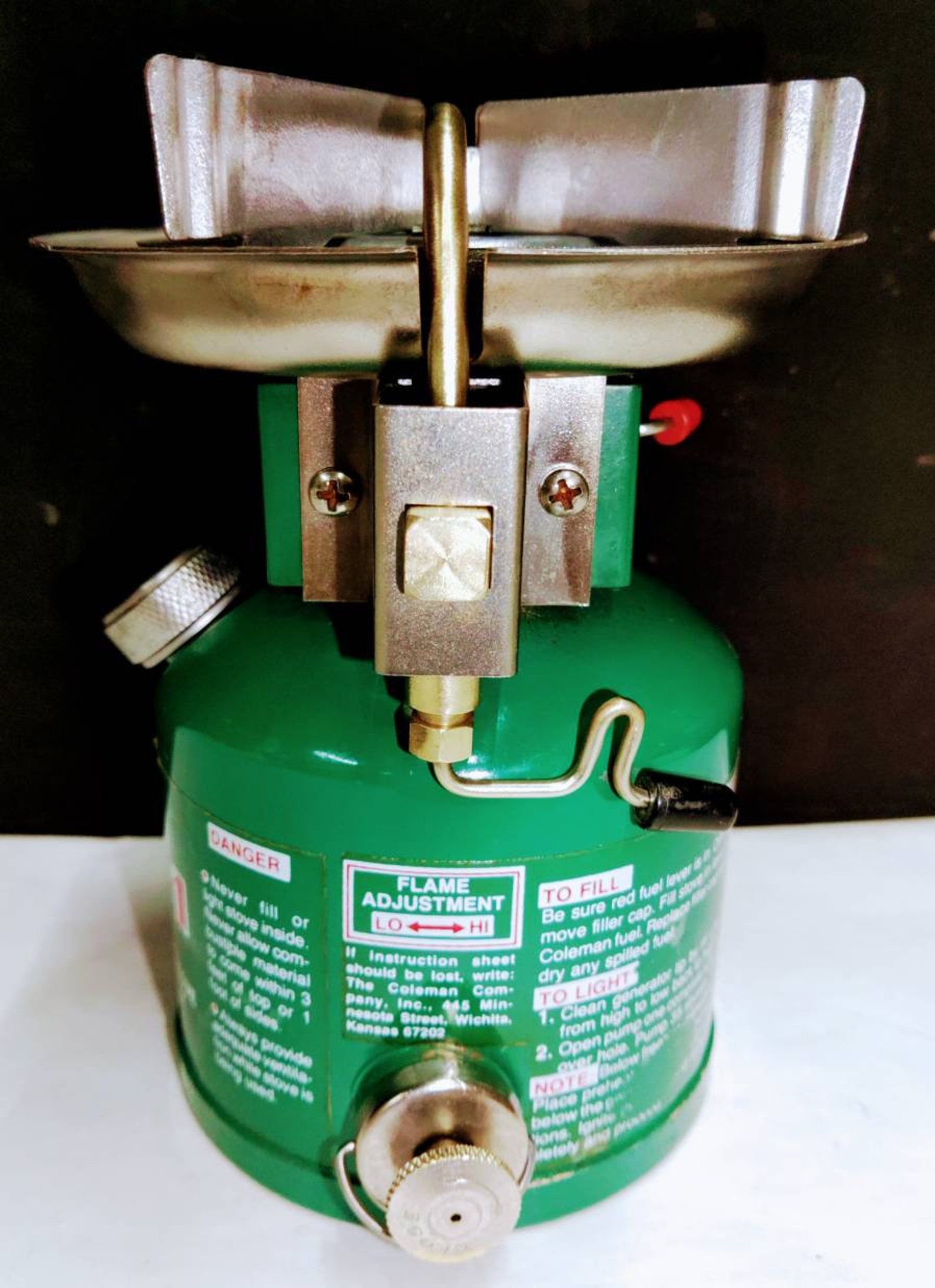 RARE Vintage Coleman Model 576 PEAK 1 Backpack Compact Camp Stove Dated ...