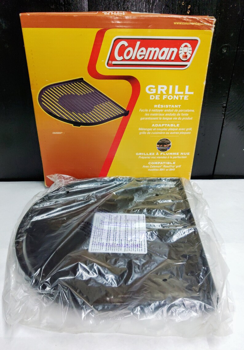 New Coleman Cast Iron Solid Grill Grate Skillet Model #R9949-A35C for ...