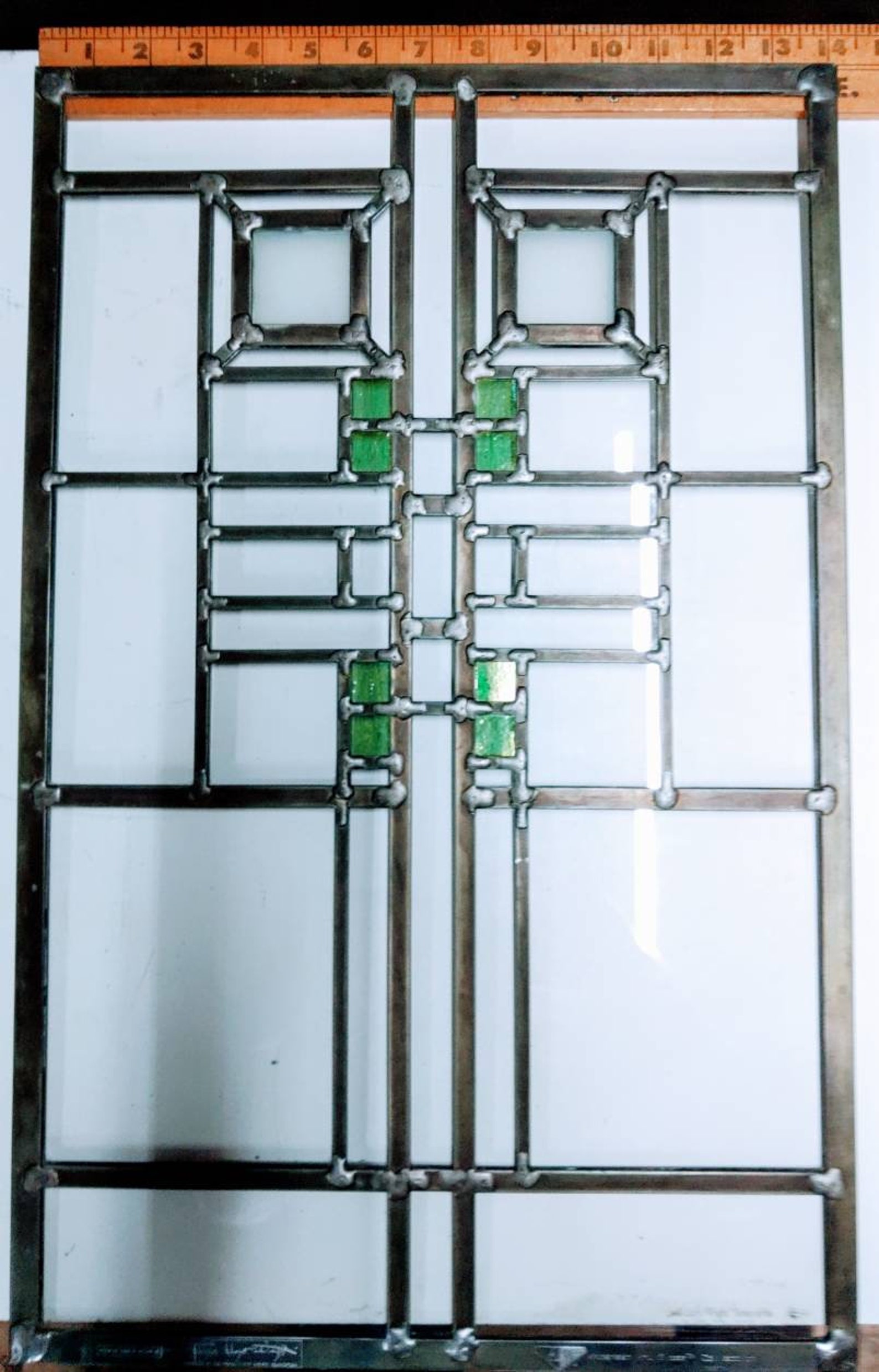 Frank Lloyd Wright Andersen Art Glass Stained Glass Window - Etsy