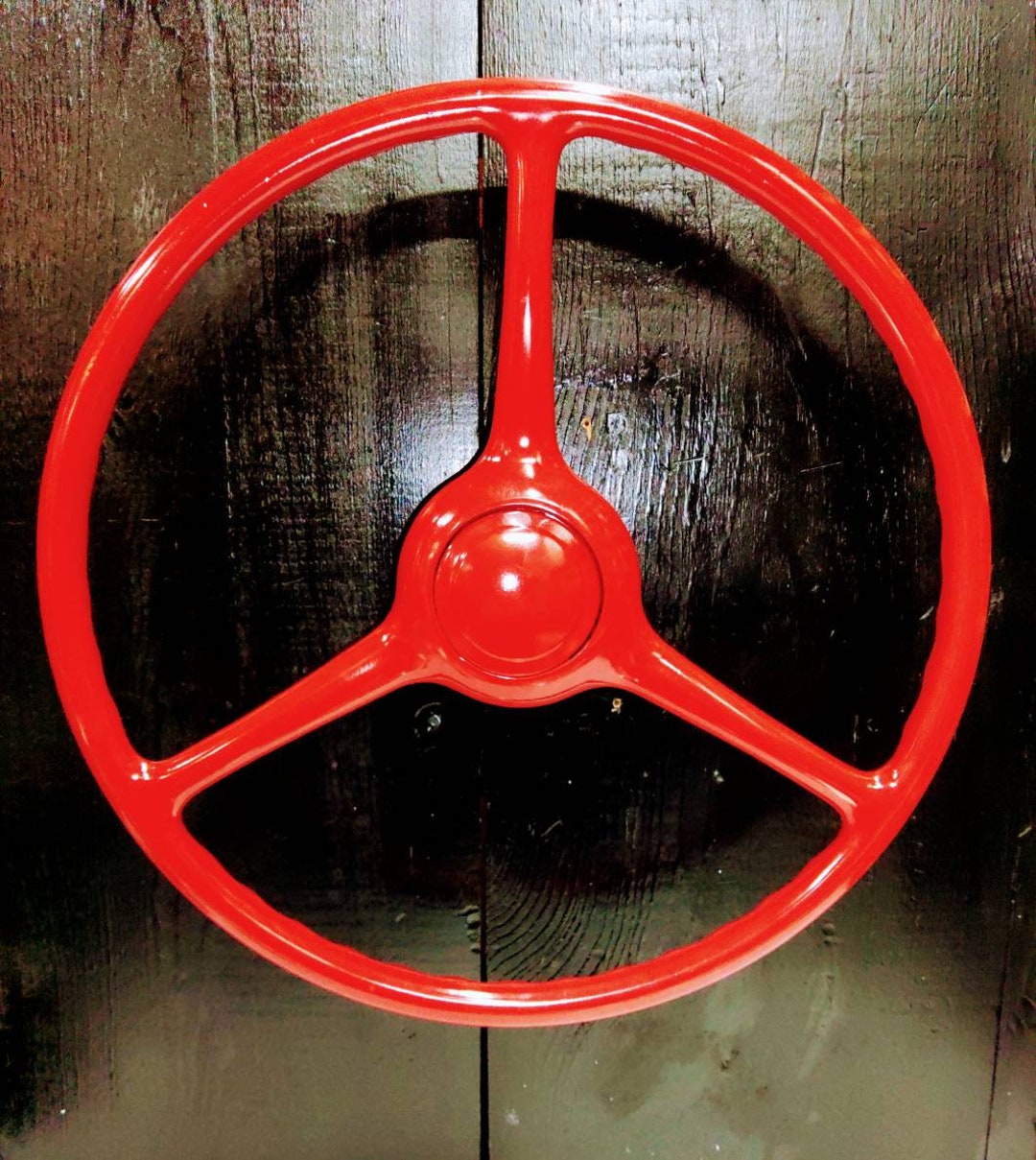 Antique Sheller Steering Wheel 17in 1930s to 1950s Jeep Willys Dodge ...
