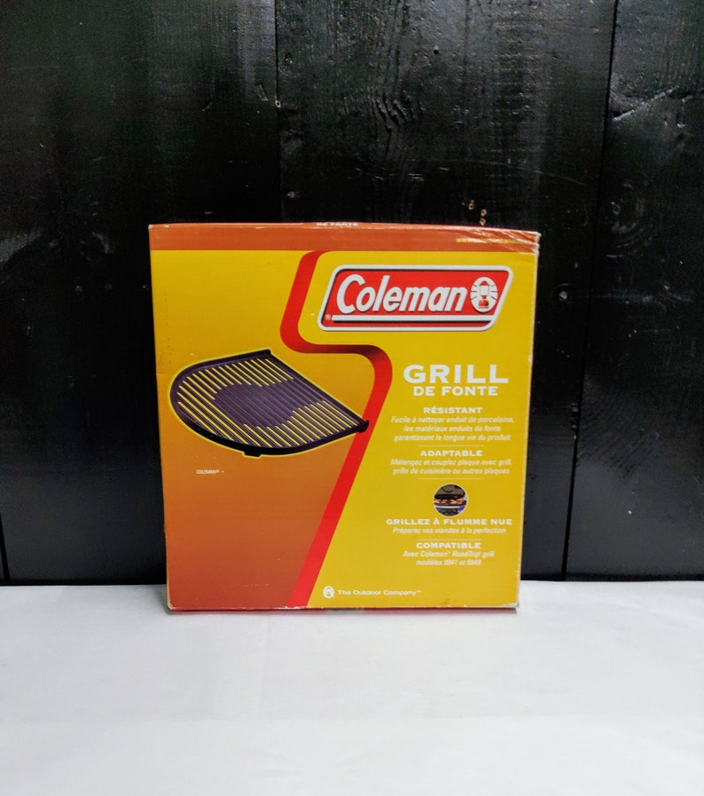 New Coleman Cast Iron Solid Grill Grate Skillet Model #R9949-A35C for ...
