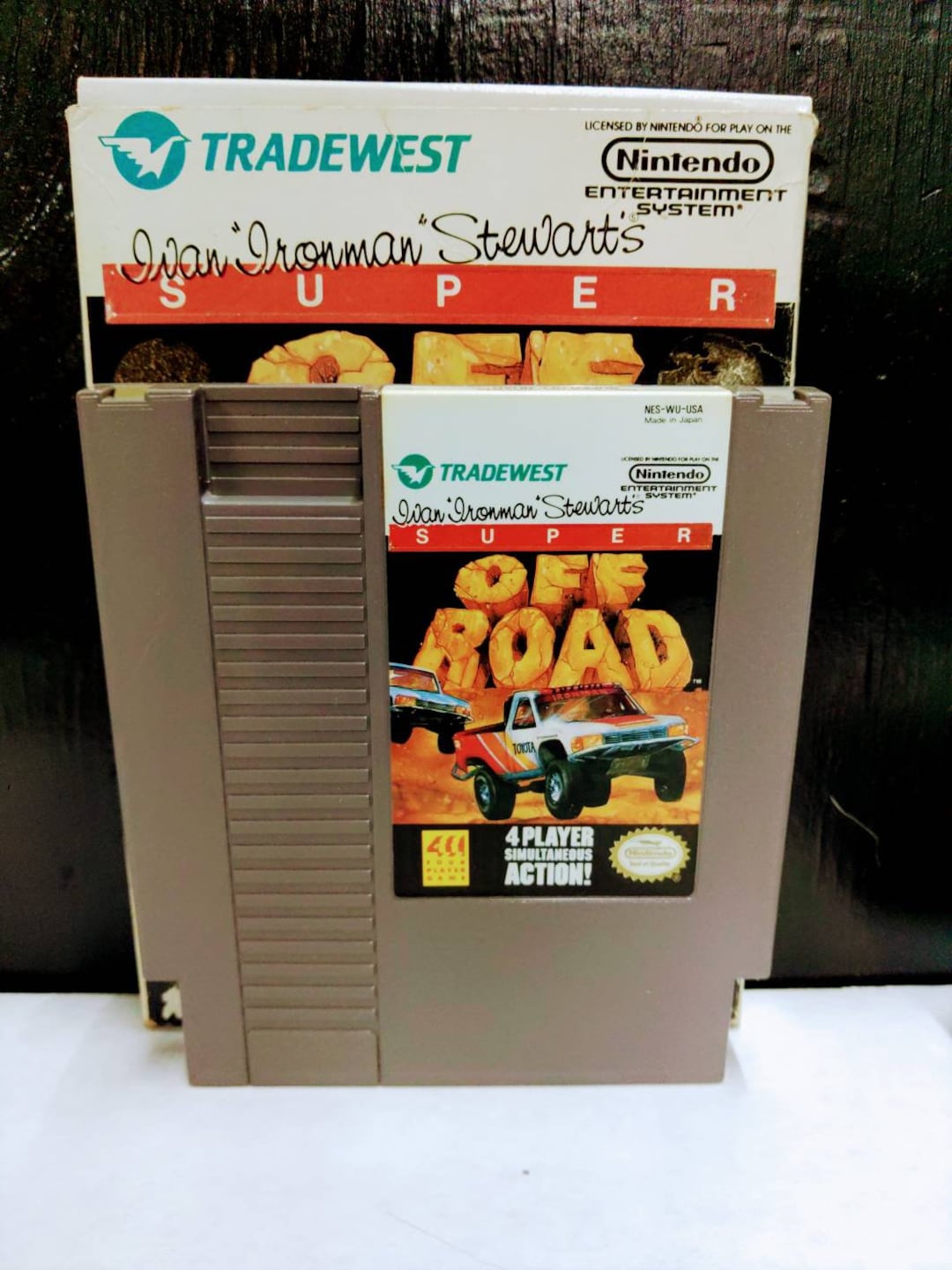 NES Ivan Ironman Stewart's Super Off-road Nintendo Game With Box Sleeve ...