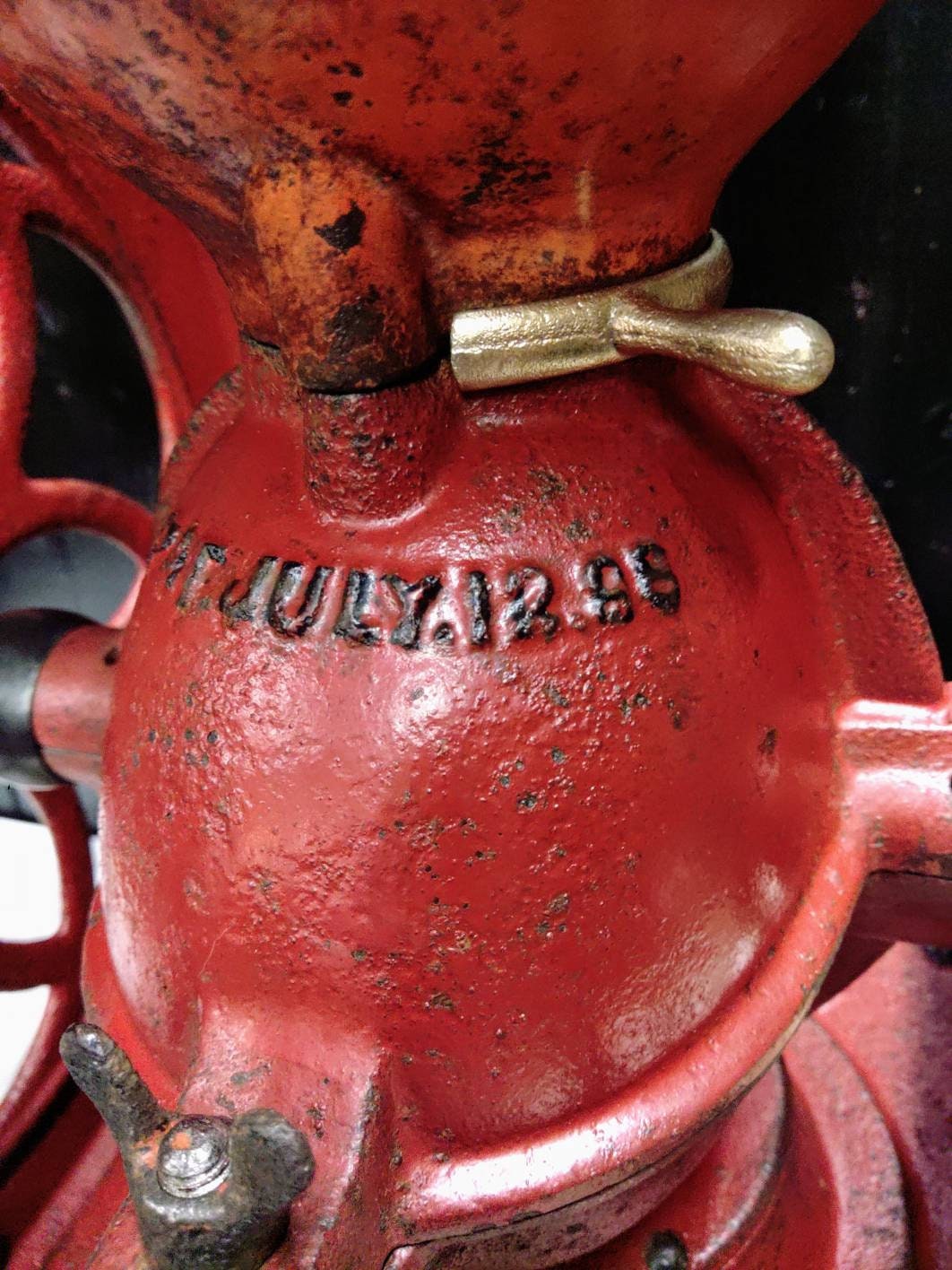 Antique Enterprise No 9 Coffee Grinder 1898 Two Wheel #9 Coffee Mill ...