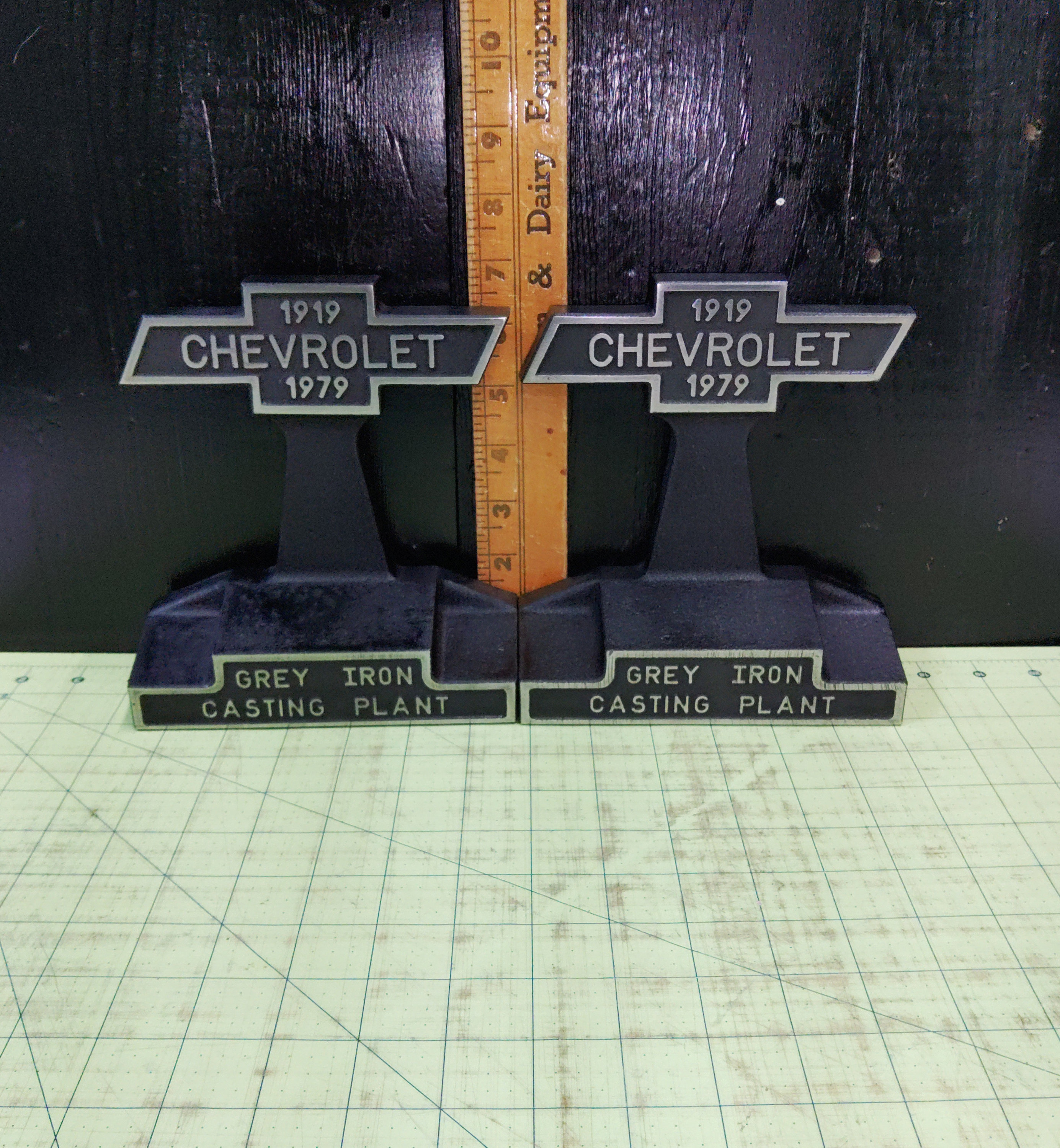 Vintage Chevrolet Collectables & Memorabilia Grey Iron Casting Plant ...