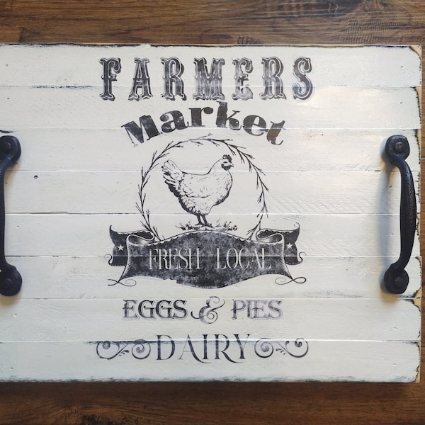 Farmhouse Tray - Etsy