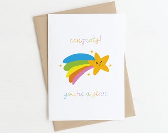Congrats Star - Etsy