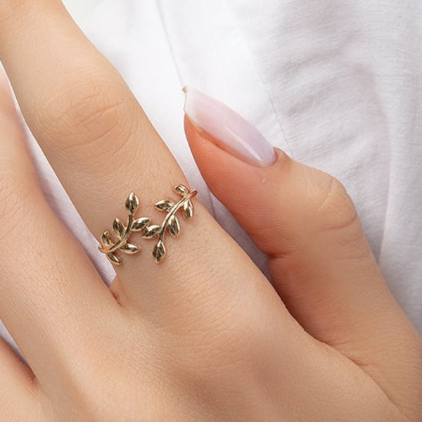 Gold Branch Ring - Etsy