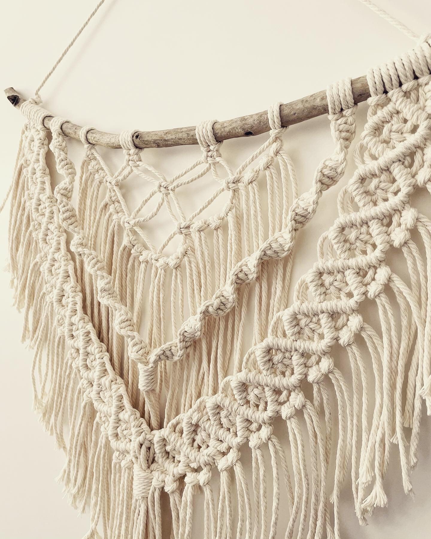 Macramé boho / bohemian / bohemian style / wall decoration / | Etsy