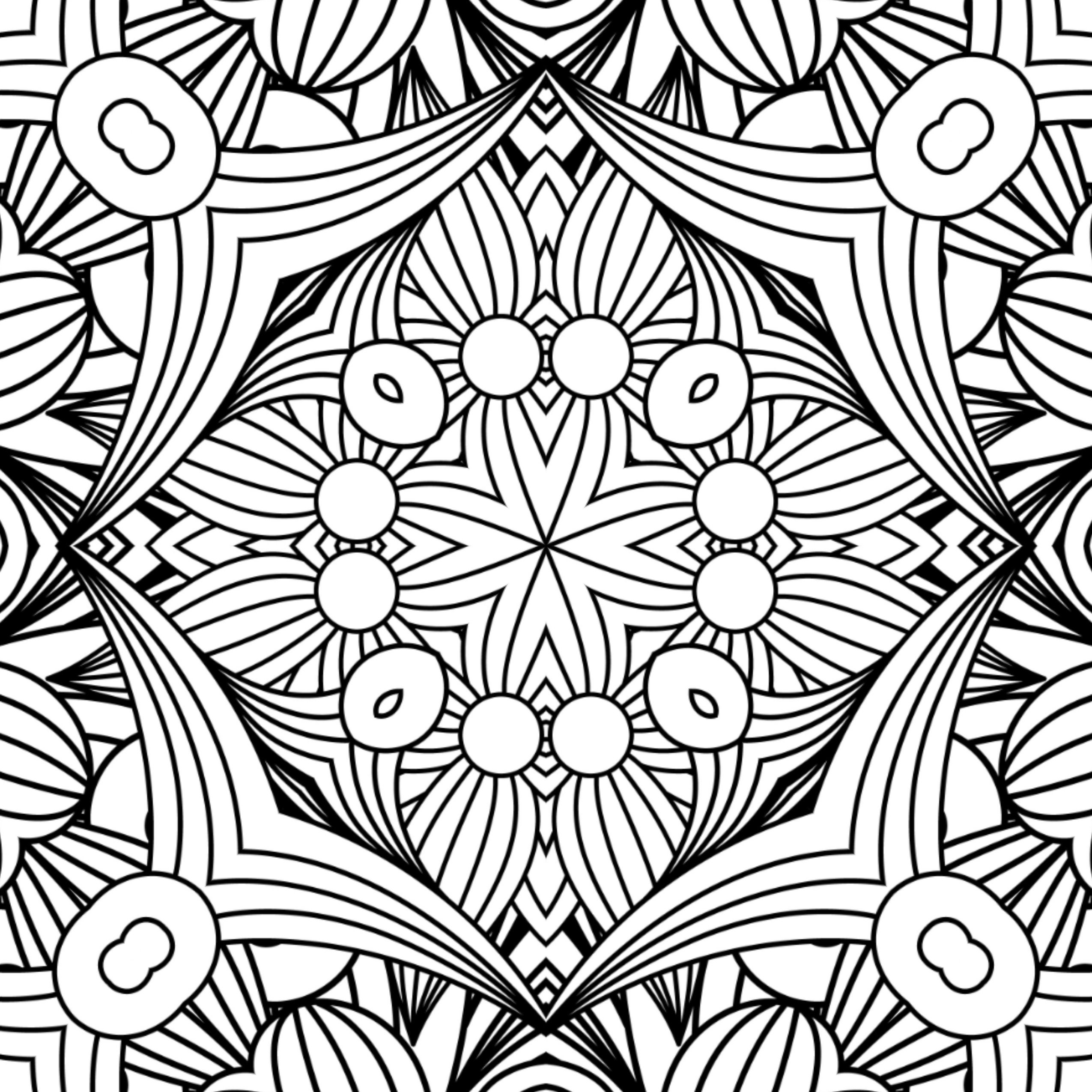 Cool Mandala Coloring Pages - Etsy