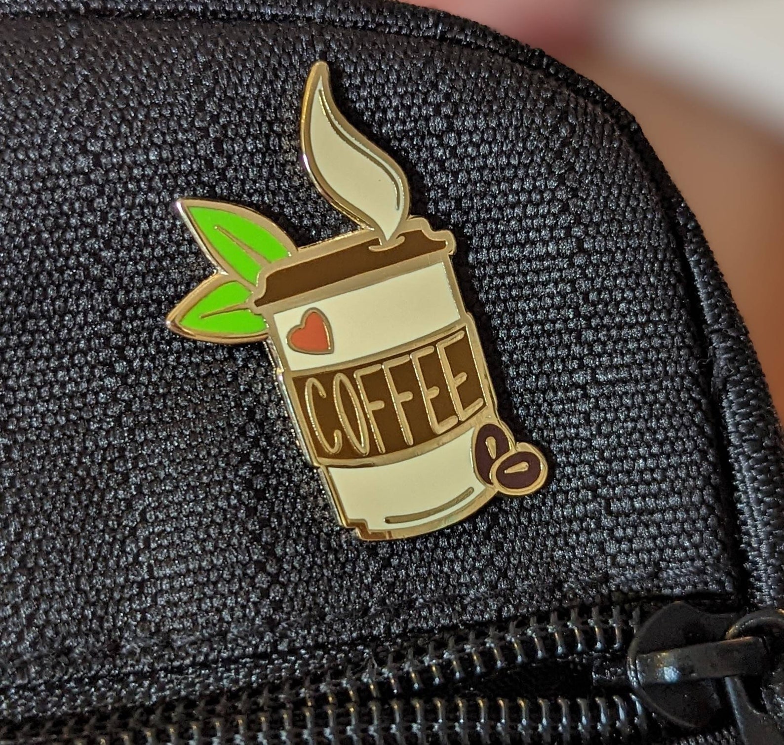 Coffee Lover 1.5" Hard Enamel Pin - Etsy