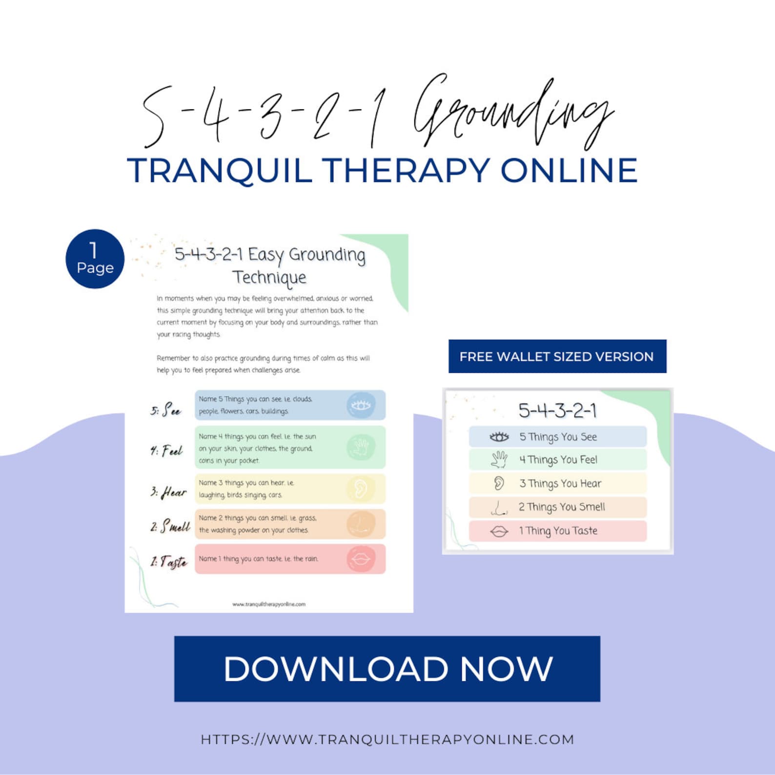 5-4-3-2-1 Grounding Technique | Grounding | Relaxation | Self Care ...