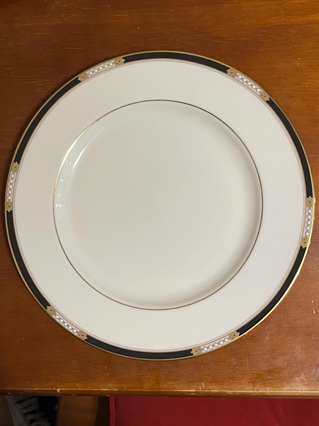 NEW Hancock Presidential Collection by Lenox 10.5” Dinner Plate Black ...