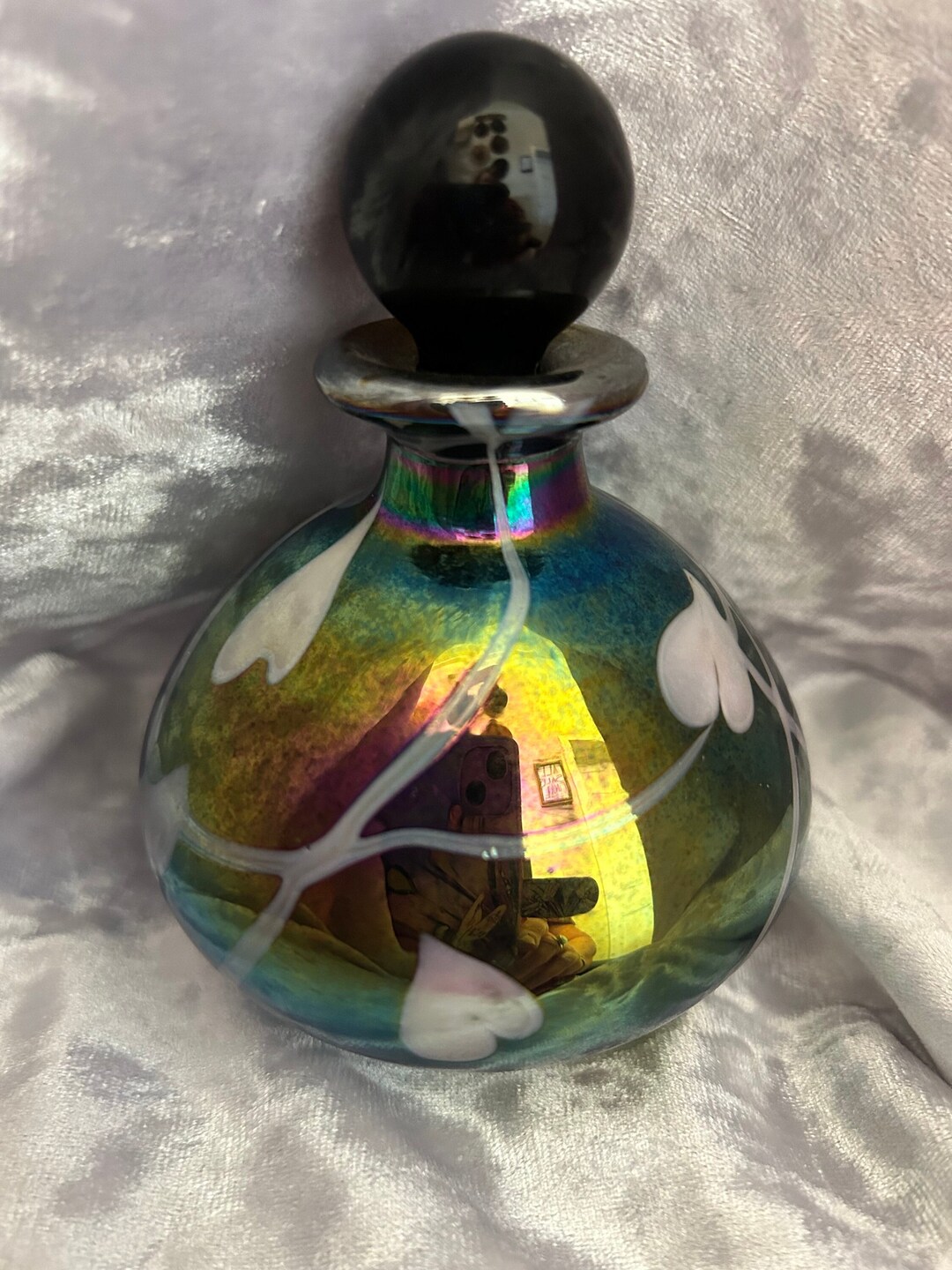 Bleeding Heart Art Nouveaux Perfume Bottle - Etsy
