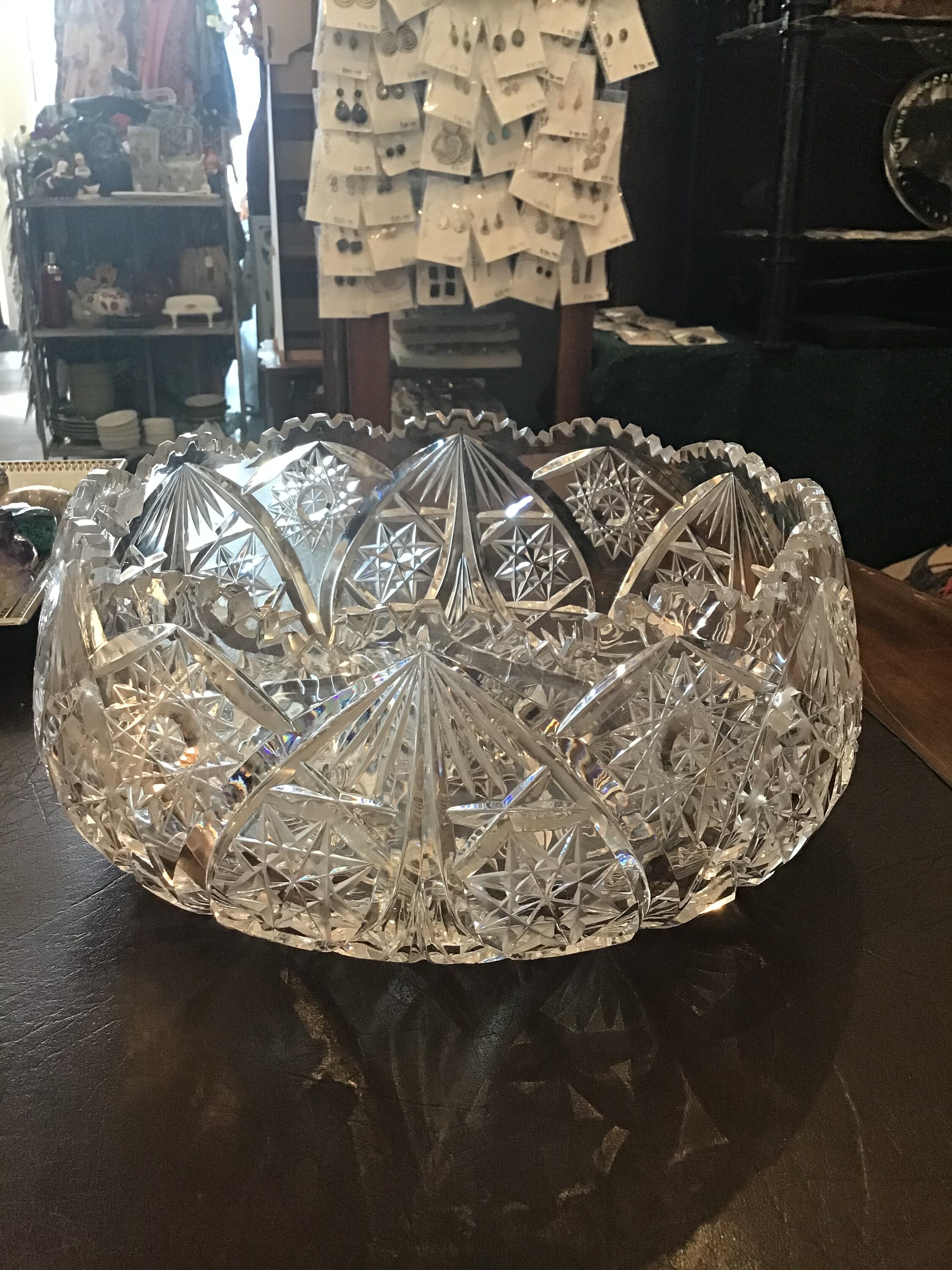 Beautiful and Brilliant American Cut Glass 9.25 Bowl - Etsy