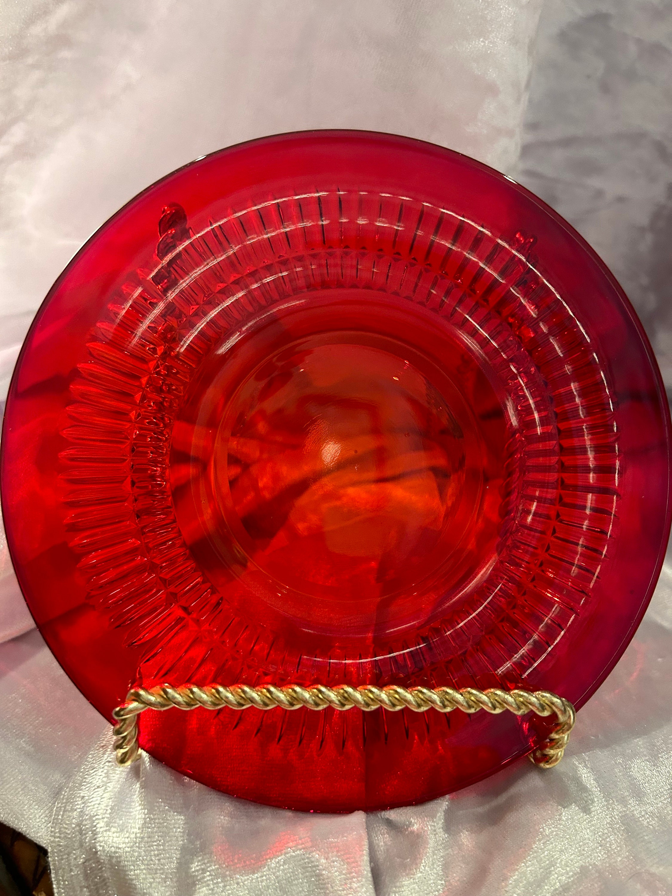 Fenton Glass Saucers-fenton Lincoln Inn-rare-saucers or Plates - Etsy